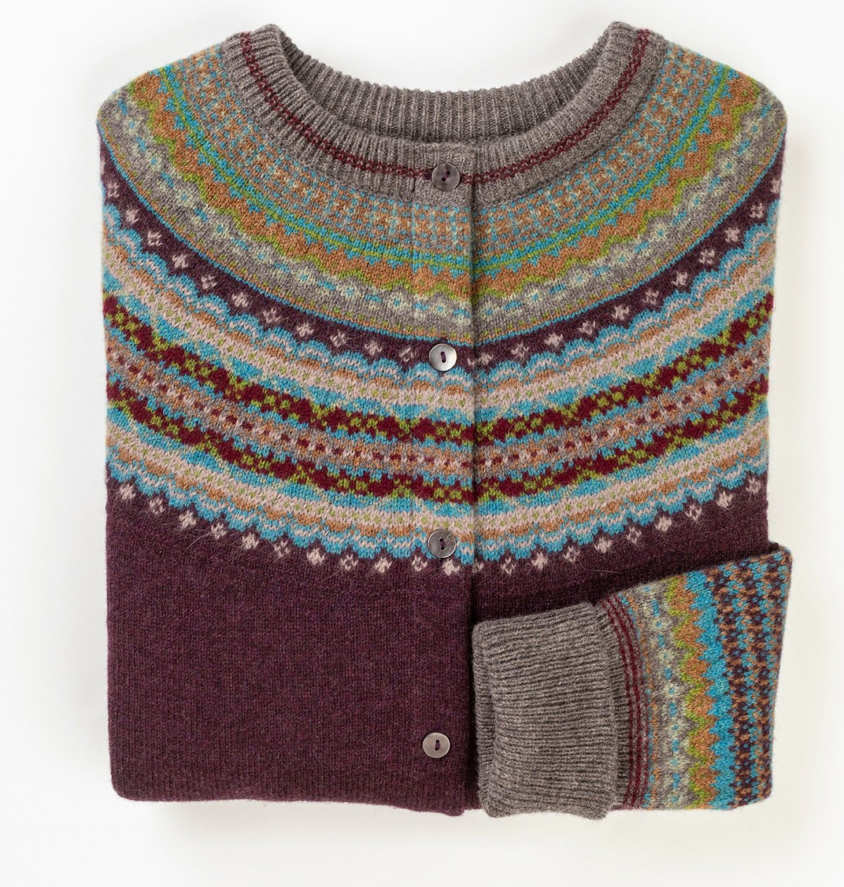 Eribe C6 cardigan lysegrå / arctic